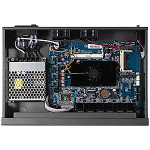 Partaker Firewall, OPNsense, VPN, Network Security Micro Appliance, Router PC, Intel Atom D525, 6 x Intel Gigabit LAN, COM, VGA, Fan, R3, 4G RAM, 64G SSD