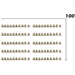 Lot of 100x Pcs Laptop 2.5" HDD Caddy Screws Compatible with Compaq Toshiba Gateway