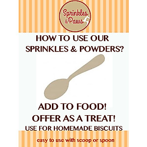 Sprinkles & Paws Beef Bone Broth and Liver Sprinkles | Dog Food Topper with Beef Liver for Dogs and Beef Bone Broth in Healthy Powder Form | Liver Powder for Dogs Helps with Eating and Appetite