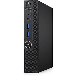 Dell OptiPlex 3050 Micro Desktop Computer, Intel Core i5-7500T Upto 3.3GHz 32GB RAM, 1TB SSD, AC Wi-Fi, Bluetooth, DisplayPort, HDMI - Windows 10 Pro (Renewed)