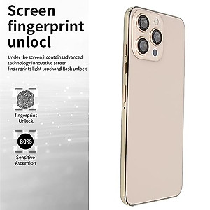 Yunseity Unlocked Smartphone I14promax, 6.6 Inch FHD Screen 2.4G 5G Dual Band WiFi Cellphone for Android13, 8GB RAM 256GB ROM, 8MP 24MP Cameras, MT6735 10 Core CPU, with Earbuds (US Plug)