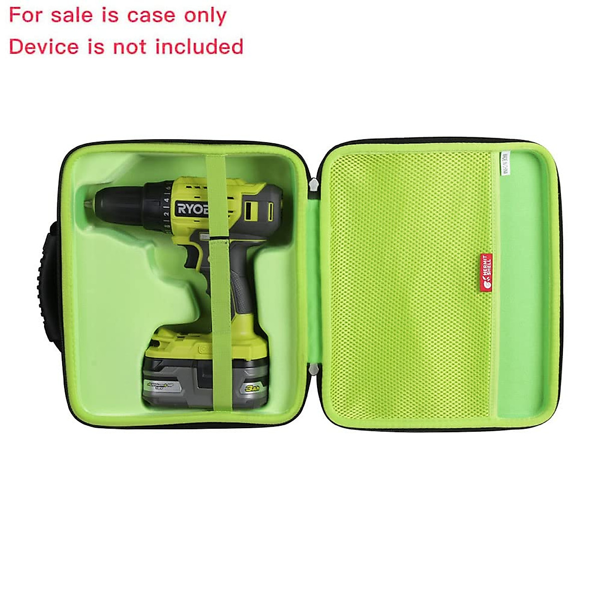 Hermitshell Hard Travel Case for RYOBI ONE+ 18V Cordless 1/2 in. Drill/Driver + Battery