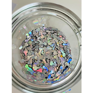 Bachelorette Confetti Naughty, Bachelorette Party Decorations Naughty Confetti, 3000Pcs Glitter Confetti Table Decoration Confetti for Valentine's Day Wedding Engagement Supplies(silver_02)