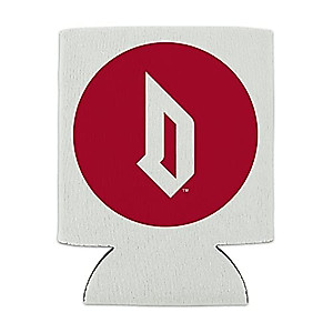 Duquesne University Secondary Logo Can Cooler - Drink Sleeve Hugger Collapsible Insulator - Beverage Insulated Holder
