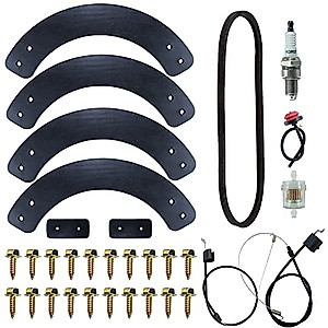 BOSFLAG 753-04472 Auger Kit with 954-0101A V-Belt 946-04091 Cable 946-04237 Cable Replaces MTD 735-04032, 735-04033, 731-0778, 731-0812 for White Outdoor SB221, SB521, SB721, Squall 21" Snow Throwers