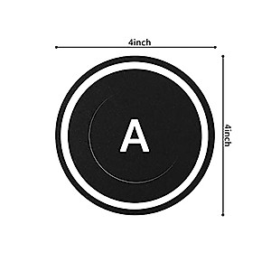 36 Pieces 4 inch Round Black Kraft Cards Cardstock Thick Kraft Paper Coaster Cards Blank Cardstock Slices for Mandala Painting DIY Coasters Painting Writing and Decorations (Black)