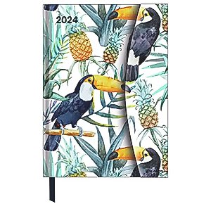Jungle 2024 - Diary - Buchkalender - Taschenkalender - 16x22: Magneto Diary