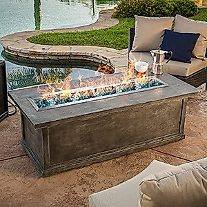 Stanbroil Stainless Steel Linear Trough Drop-in Fire Pit Pan and Burner 72 x 6-Inch