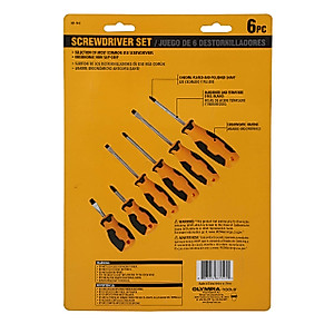 Olympia Tools 6 Pc Screwdriver Set, 87-141