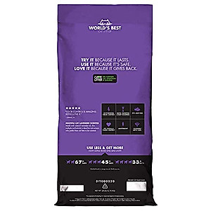 World's Best Cat Litter, Scented Clumping Litter Formula for Multiple Cats, 28-Pounds