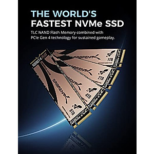 SABRENT 4TB Rocket 4 Plus NVMe 4.0 Gen4 PCIe M.2 Internal Extreme Performance SSD + M.2 NVMe PS5 heatsink Combo (SB-RKT4P-PSHS-4TB)