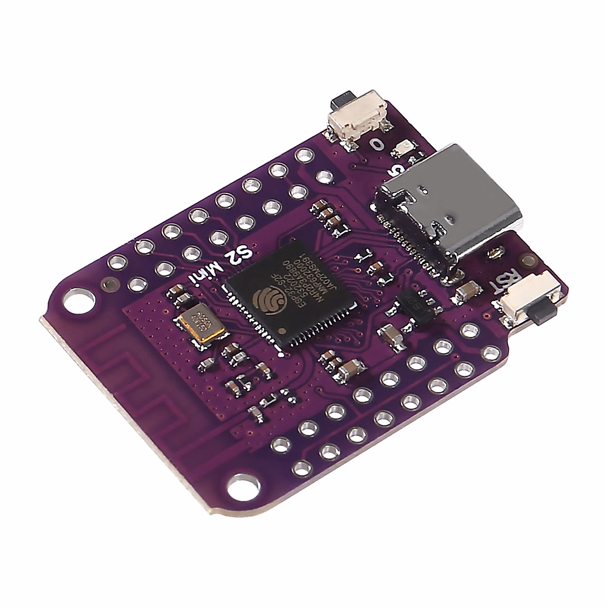 AEDIKO 6pcs ESP32 S2 Mini V1.0.0 WiFi IOT Board Type-C USB Based ESP32-S2 ESP32-S2FN4R2 4MB Flash 2MB PSRAM MicroPython