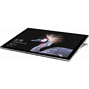 Microsoft Surface Pro 12.3 inches Tablet PC Intel Core M3-7Y30 Processor, 4GB RAM, 128GB SSD, WIFI, Windows 10 Pro, Silver (Renewed)