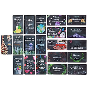 Mr. Pen- Inspirational Cards, 60 pcs, Positive Affirmations Cards, Motivational Cards with Unique Quotes, Inspirational Note Cards, Kindness Cards, Business Card Size and Blank Back(3.5x1.9)