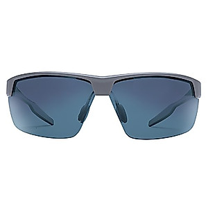 Native Eyewear Hardtop Ultra XP Rectangular Sunglasses, Granite/Blue Reflex Polarized, 71 mm