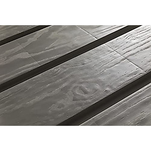 Toomax Stora Way All-Weather Outdoor Horizontal 6 x 3.5' Storage Shed Cabinet for Garden Tools and Yard Equipment, Taupe Gray Box, Anthracite Lid