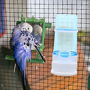 PATKAW Pigeon Supplies 2 Pcs Automatic Bird Feeders Parrot Water Dispenser Hanging Food Water Bowl Bottle for Pet Parrot Budgie Lovebirds Cockatiel Cage Supplies Bird Water Dispenser
