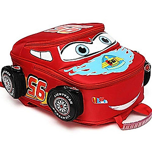 Toddler Kid Boys Girls Backpack Waterproof Cartoon Comic Kindergarten Children Snack Nursery School Backpack 3-5 Years (red1)