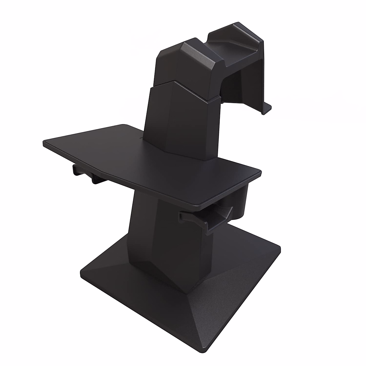 ZyberGears VR Stand for Quest 2, VR Headset Stand Compatible for Quest/Valve Index/HTC Vive Headset and Controllers Organizer Storage Holder - Black