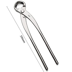 Bonsai Knob Cutter Round Edge Cutter Professional Grade Branch Cutter Alloy Steel Bonsai Tools (MTS- 18) (Ordinary Carton Packing)