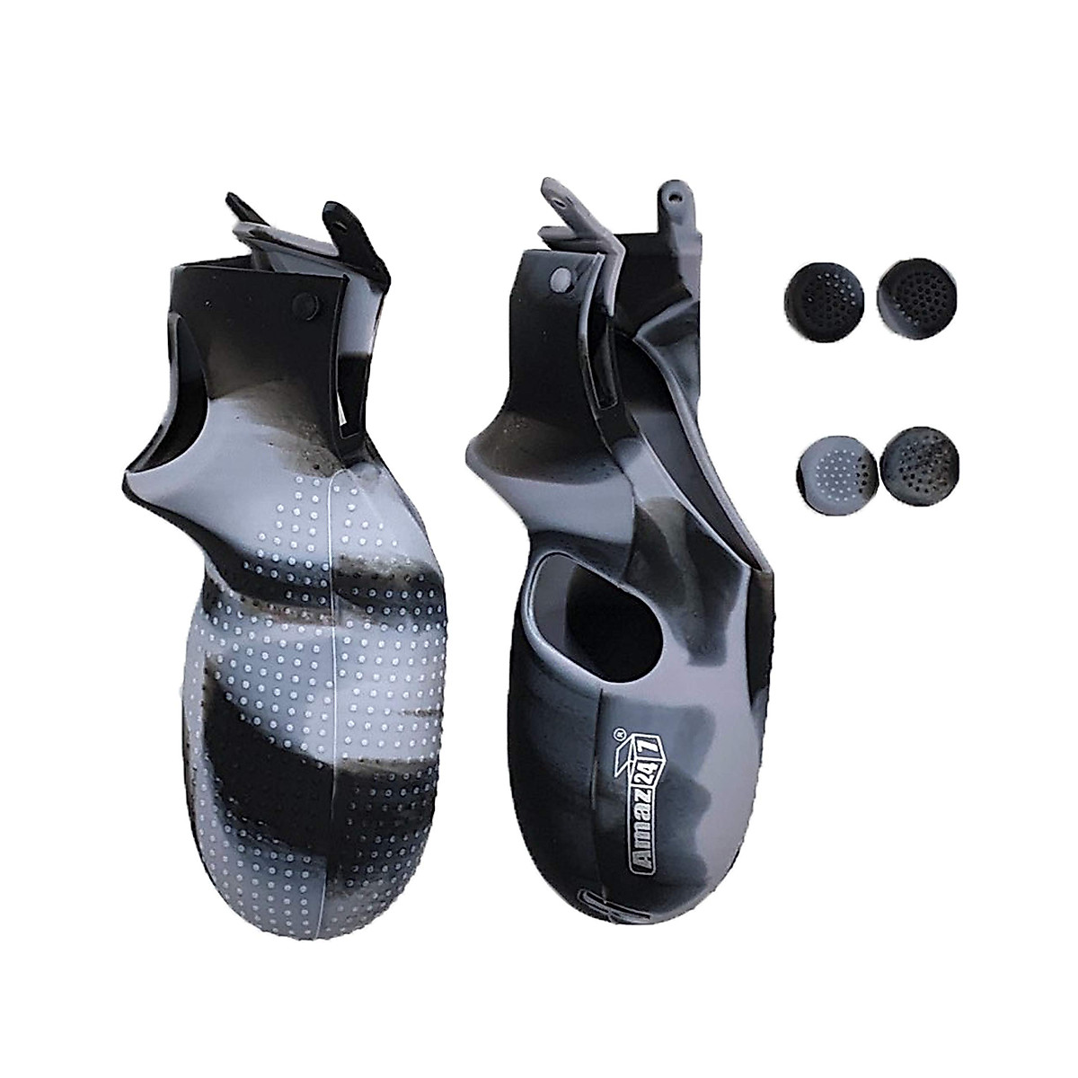 Limited Version | Sweat Resistant Silicone Facial Interface Cover and Protective Touch Controller Accessories for Oculus Quest VR Gaming Headset (Light Grey Camo), NOT FIT Oculus Quest 2