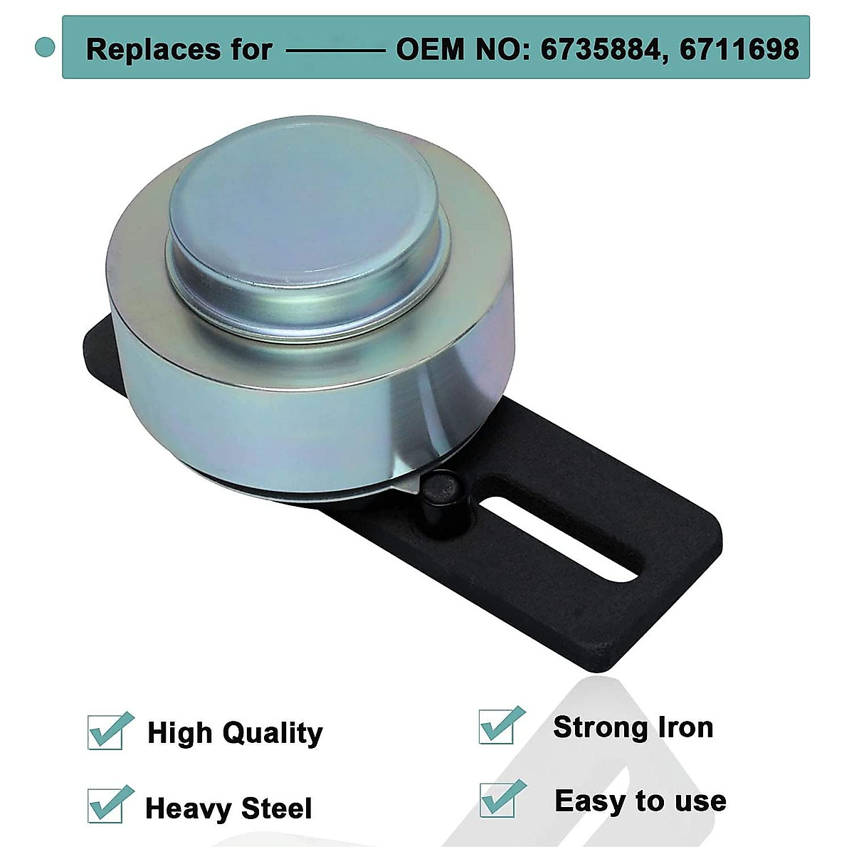 𝟮𝟬𝟮𝟯 𝙐𝙥𝙜𝙧𝙖𝙙𝙚𝙙 6711698 Drive Belt Tensioner Pulley Assembly for Bobcat Skid Steer Loader 653 863 751 753 763 773 S150 S160 S175 T140 T180 T190, Replaces for 6735884 6668114 6704391