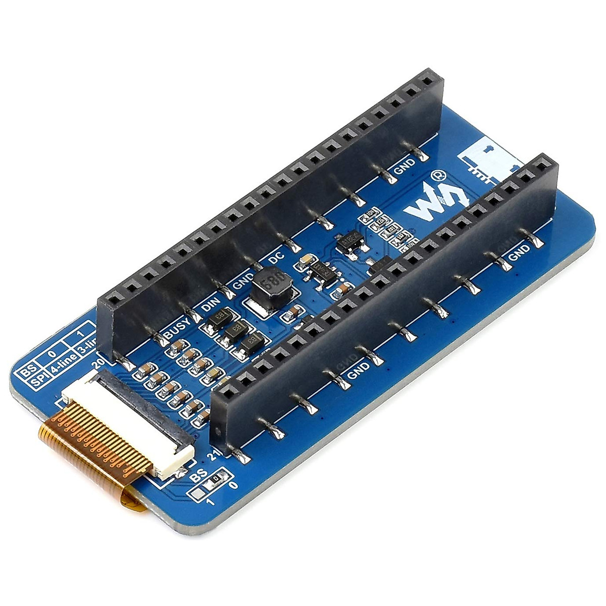 waveshare 2.13inch E-Paper Display Module for Raspberry Pi Pico, Black White Two-Color 250x122 Pixel E-Paper Screen LCD SPI Interface Support Partial Refresh Paper-Like Effect Wide Viewing Angle