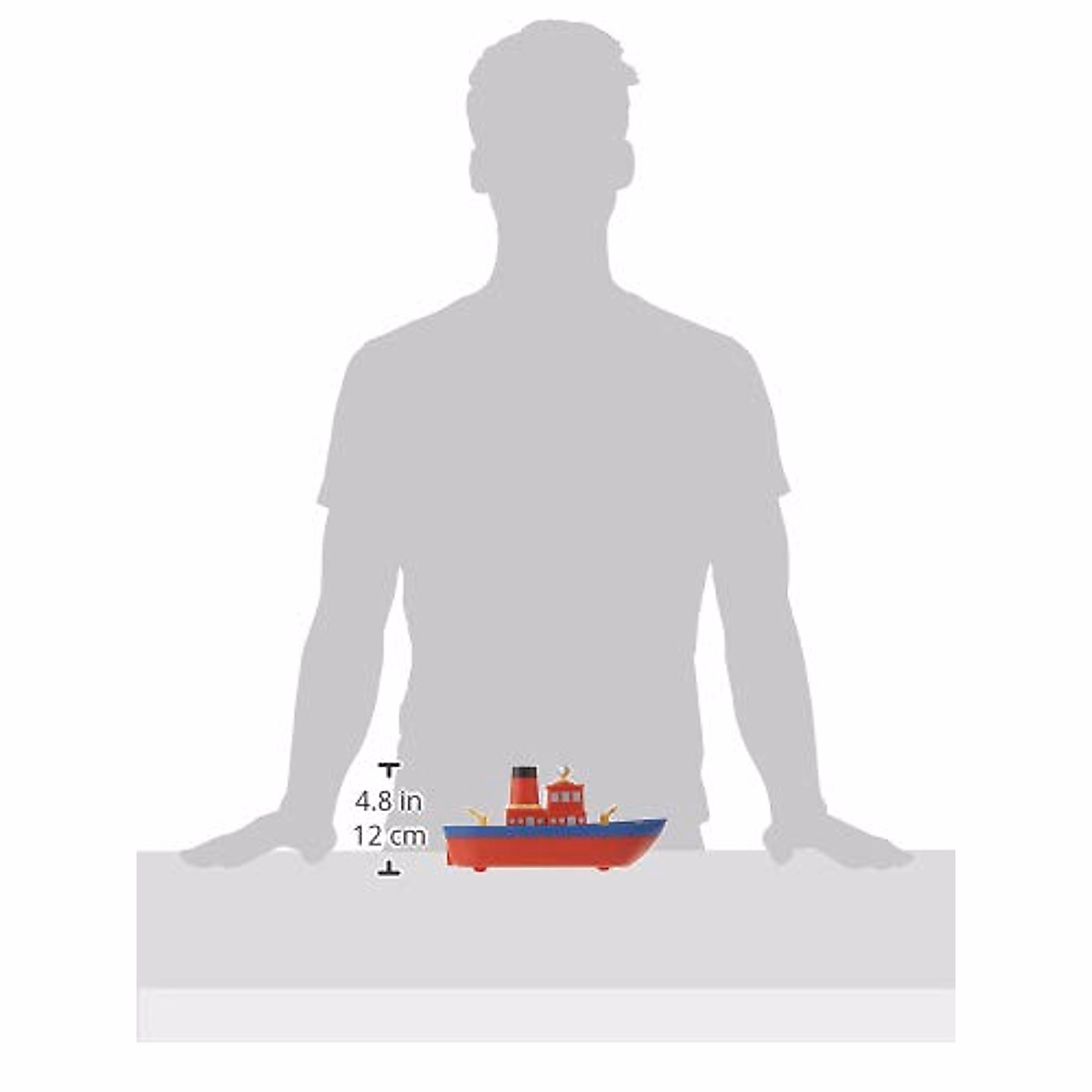 Magnetic Build-a-Boat High Seas Toy Play Set, 10 Pieces