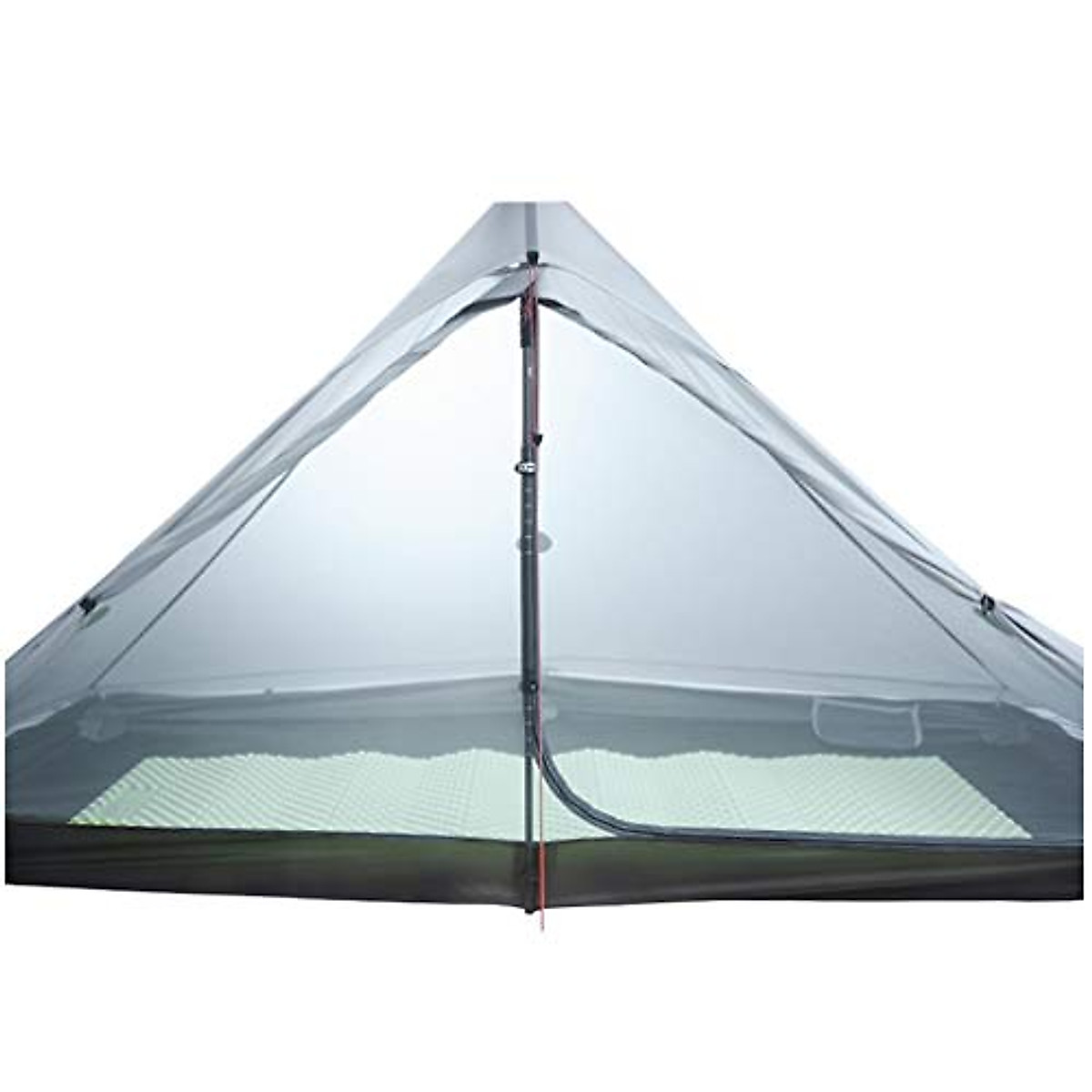 AyfeS Tent for Camping Automatic Pop Up Camping Tent 4 Person with 2 Door&2 Mesh Windows Waterproof Instant Tent for Family Hiking Large Space for Picnic Outdoors (Grey)