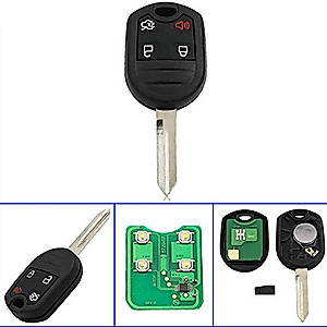 BESTHA Keyless Entry Remote Car Key Fob Replacement CWTWB1U793 for 2006-2012 Ford Focus 2006-2012 Ford Fusion 2003-2015 Lincoln Navigator
