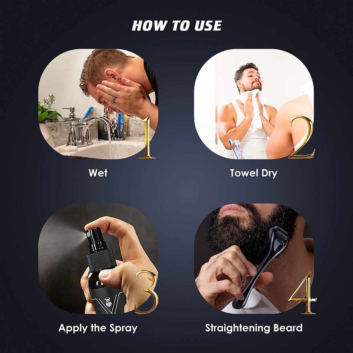 VIKICON Shield Heat Protectant Spray - Blend Prevents Damage & Breakage for Hair and Beard