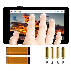 4inch IPS Capacitive 480×800 Touch Display LCD for Raspberry Pi 4B/3B+/3A+ CM3+/4 with DSI Interface Fully Laminated Screen Monitor @XYGStudy
