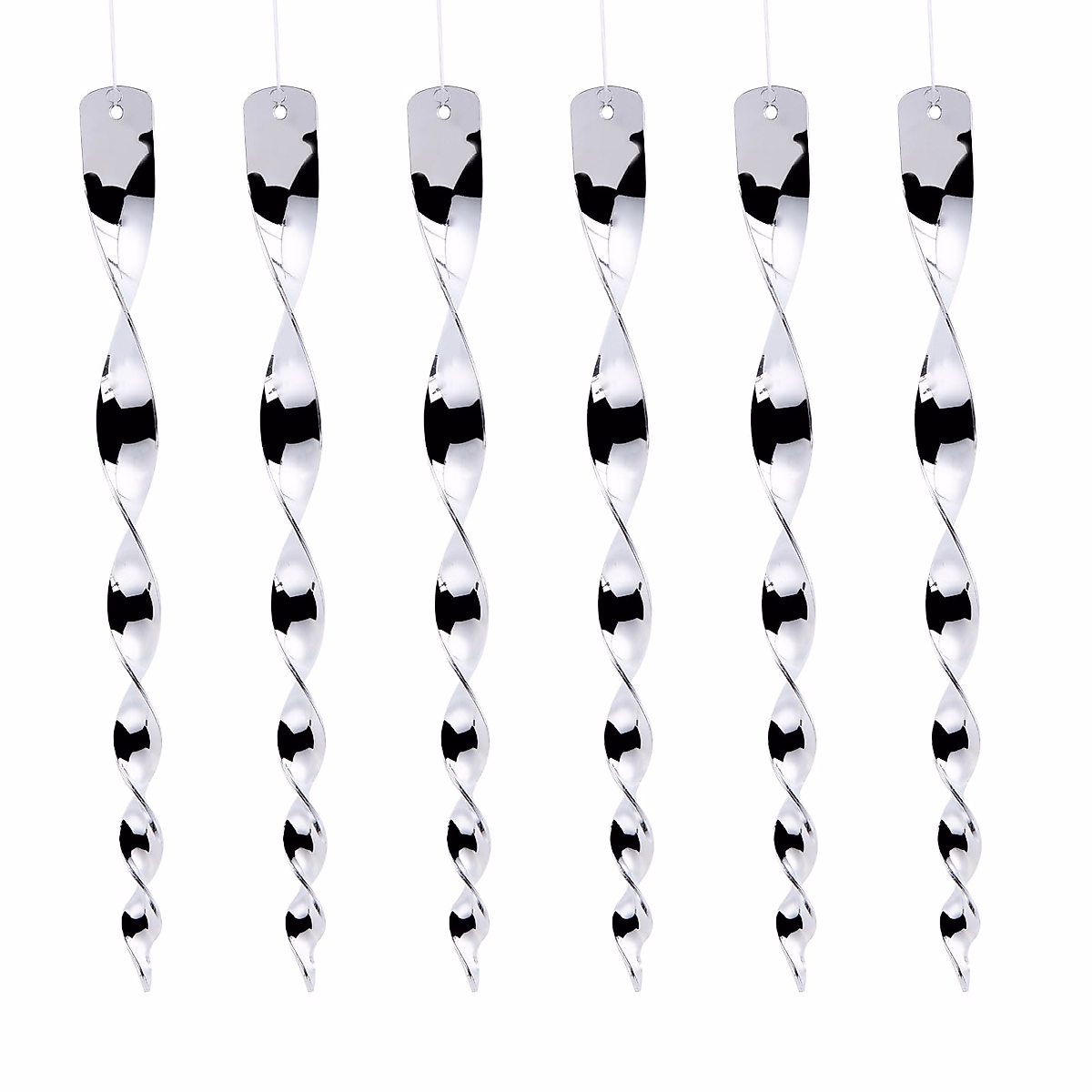 CHANGE MOORE Woodpecker Deterrent Reflective Scare Rods, 6Pcs Bird Scare Devices, Bird Repellent Devices Outdoor to Keep Birds Away from Your House Window Garden