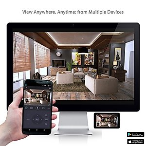 Foscam C1 HD 720P WiFi Security IP Camera with iOS/Android App, Super Wide 115° Viewing Angle, Night Vision Up to 26ft, PIR Motion Detection