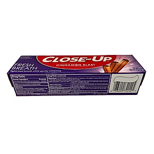 Close-Up Fluoride Toothpaste, Freshening Red Gel 4 oz (Pack of 4)