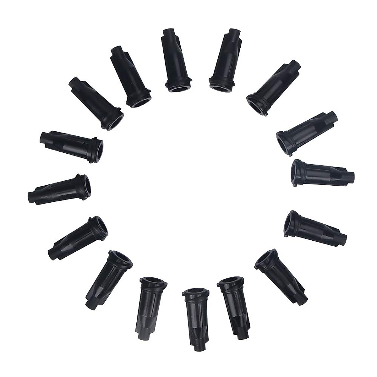 500-Pack Luer Lock Syringe Tip Caps Dispensing Needle Tip Cap with Storage Box