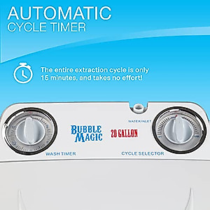 20 Gallon Bubble Magic Washing Machine + GROW1 Ice Hash Extraction 5 Bags Kit