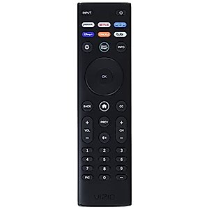 VIZIO Smart TV Remote XRT140R Universal Remote for VIZIO TV - VIZIO TV Remote Replacement, Bluetooth Remote & Smart Remote Control - Compatible with All SmartCast TV Models, Requires 2 AAA Batteries