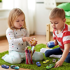 SUYPAS Metal Pull Back Cars, Ejection Vehicle Flip Crash Car 8 Cars Gift Pack Cars Toys for 4-10 Year Old Boys，Die cast Race Car Vehicles Set