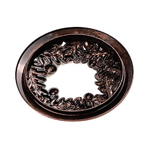 Tsnamay Lid Jar Candle Topper,Bronze Sacred Fruit Metal Candle Toppers to Burn Evenly Home Decor Accessories Candles Shades Sleeves Cover Top Lid