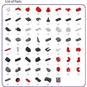 BOTZEES Toy Car Model Building Kit Racing Cars 8-in-1 STEM Car for Kids and Car Fans (107 Pieces)