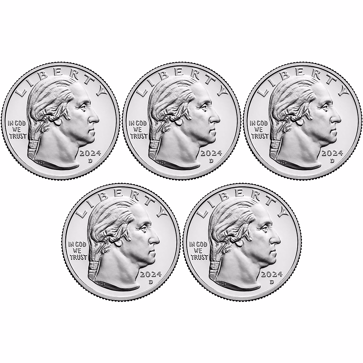 2024 P, D BU American Women Quarter 10 Coin Set Uncirculated