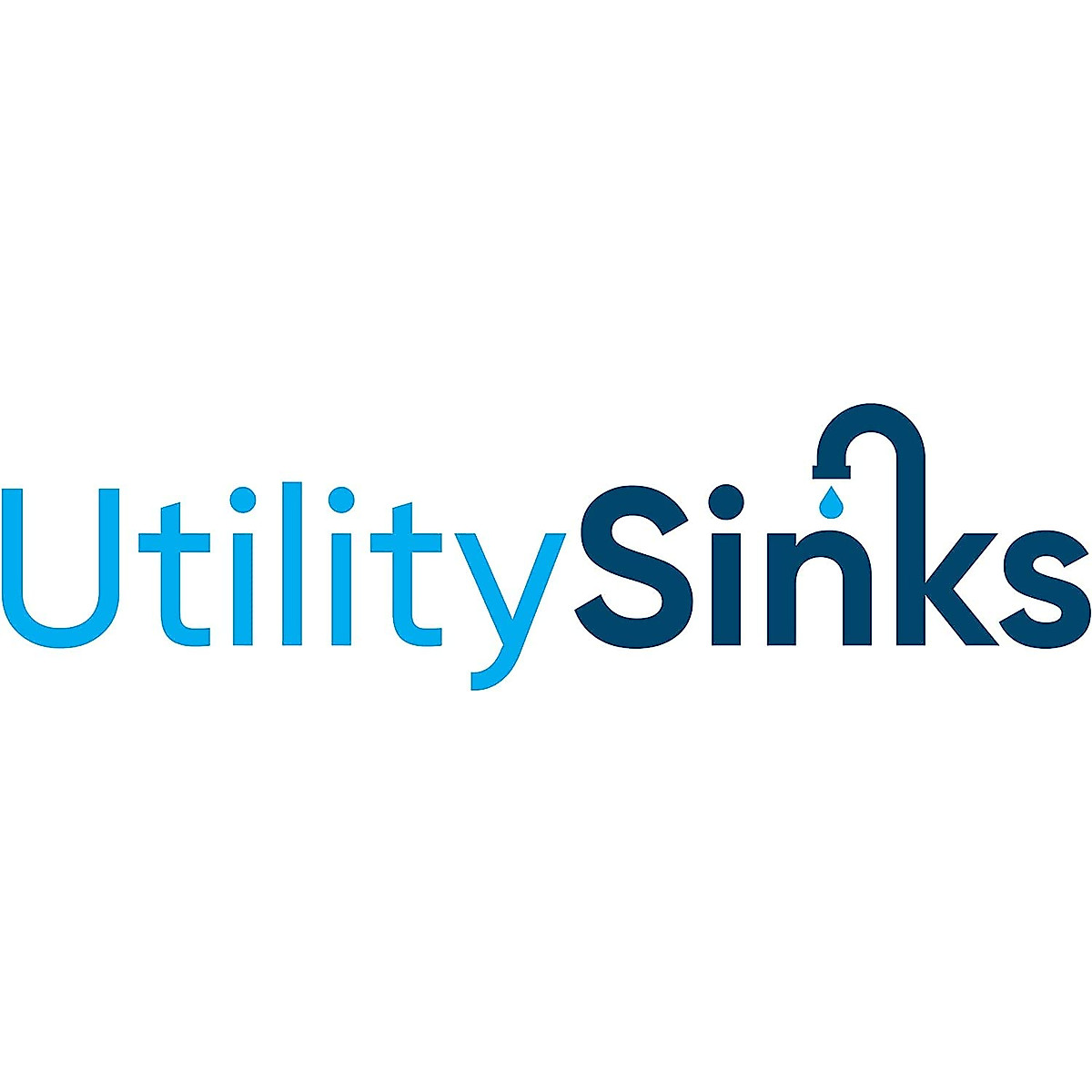 UTILITYSINKS USA-Made Plastic Freestanding 24 in x 24-Inch UtilityTub Heavy Duty Compact Utility Sink Ideal for Workshop, Laundry Room, Garage, Greenhouse, Pet Wash Station (White)