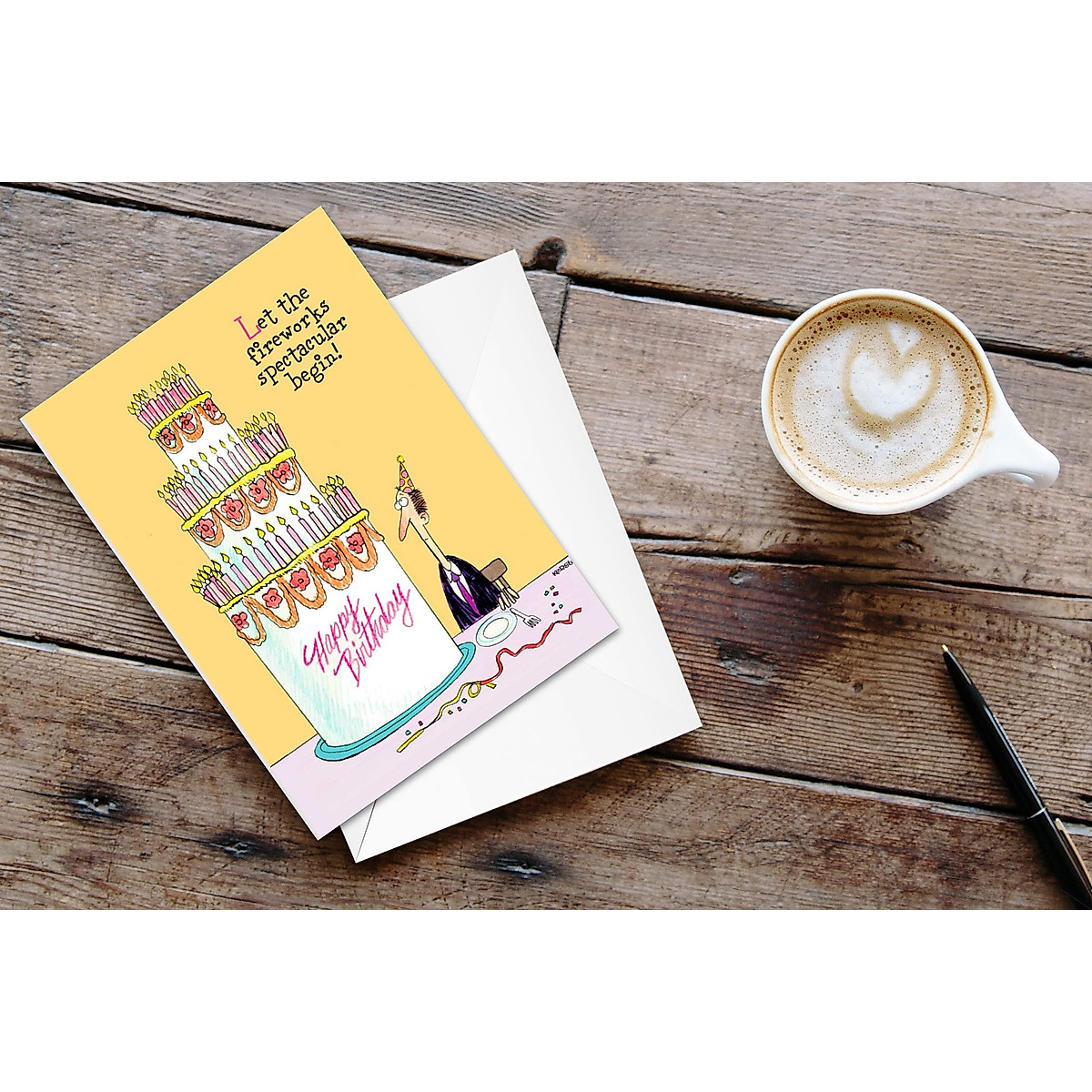 Stonehouse Collection Vareity Set of 12 Funny Birthday Cards - Birthday Card Assortment - USA Made