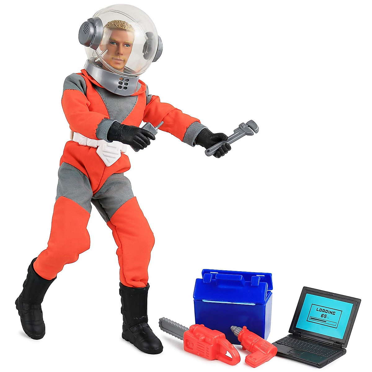 Click N' Play 12" Astronaut Action Figure Space Exploration Playset with Accessories | Birthday Gift, Science Kit, NASA Inspired Space Toys for Kids Toddlers Girls and Boys