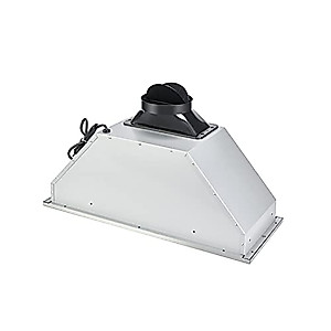 KOBE INX2930SQBF-500-2 Insert Range Hood, 30-Inch, Stainless Steel