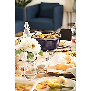 Aroma Housewares DoveWare Dutch Oven, 2.5 quart, Cobalt Blue