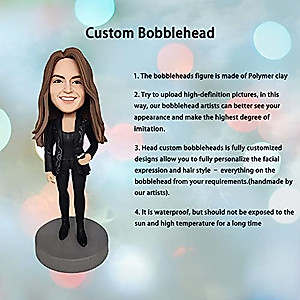 mydedor Custom Bobbleheads Figurine Customized Doll, Female Barber Custom Bobble Head, Bobble Head Figures Handmade Personalized Sculpture Gift for Women