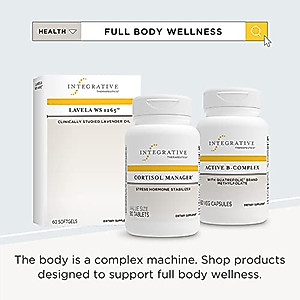 Integrative Therapeutics - Active B-Complex - Cellular Energy Production*- with 8 B-Vitamins, Vitamin B12, Folate, Choline - 60 Capsules