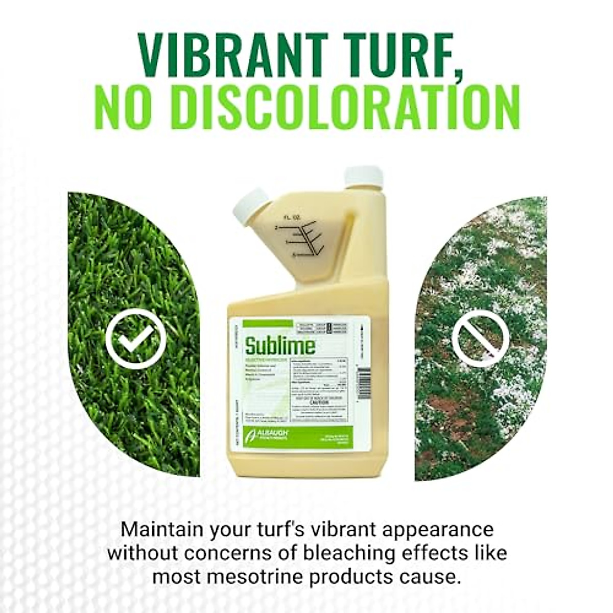 Albaugh Sublime Weed Killer, Unrivaled Defense Against Crabgrass, Creeping Charlie, Dandelions & More, Non-Bleaching, Fast-Acting, Commercial & Residential, 1 Quart